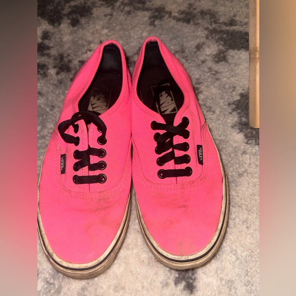 Hot Pink Vans (Could Use A Wash) - Gem